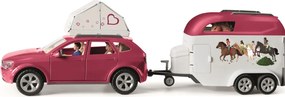 Schleich 42535 Dobrodružné auto s přívěsem a koněm
