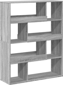Dělicí stěna šedá sonoma 100 x 33 x 125,5 cm kompozitní dřevo 3309488