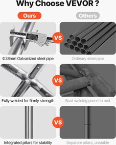 MM Handel  Plachtový přístřešek garáž 300cm x 600cm s odnímatelnými bočními stěnami a dveřmi