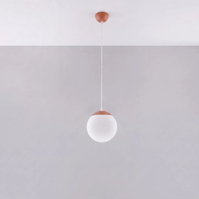 Sollux Lighting Závěsné svítidlo UGO 20 okrově červené