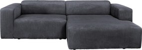 XXXLutz ROHOVÁ SEDAČKA, textil, barvy grafitu P & B - Sedací soupravy - 002330003303