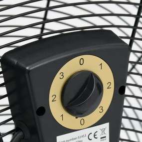 vidaXL Průmyslový bubnový ventilátor 60 cm 172,5 W černý