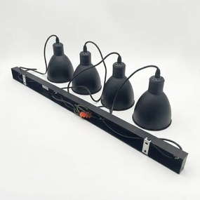 Brilagi - LED Lustr na lanku RIDDY 4xE27/60W/230V černá