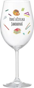 Personalizovaná sklenice pro paní učitelku/pana učitele (pomůcky)