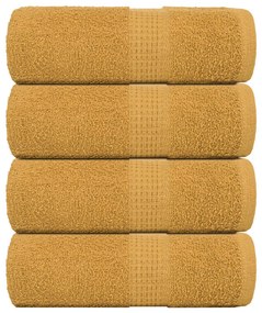 Ručníky pro hosty FROGN 4 ks zlaté 30x50 cm 360 g/m² 136804