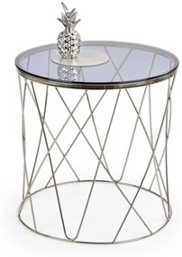 HALMAR Konferenční stolek Selena 55x55cm - Stříbrná