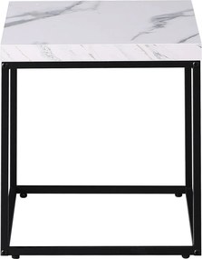 Autronic Konferenční stolek CT-V2004 40x40 cm Odstín: Staré dřevo