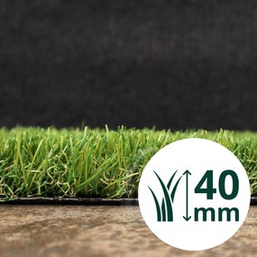 Europe Grass, Umělá tráva Rosalia, na míru, šíře 4m, zelená