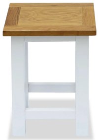 vidaXL Odkládací stolek 27 x 24 x 37 cm masivní dubové dřevo