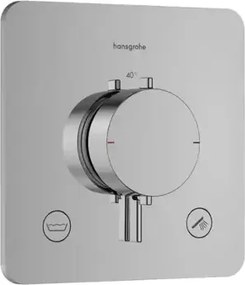 Hansgrohe - Termostatická baterie pod omítku, pro 2 spotřebiče, chrom
