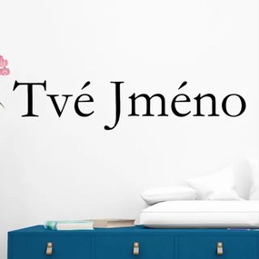 Samolepka s vlastním jménem (Garamond)