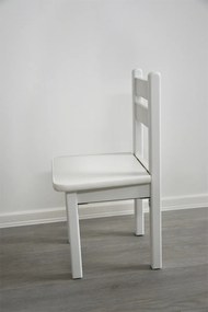 Vingo Dětský stolek a 2 židličky s přihrádkami - bílá