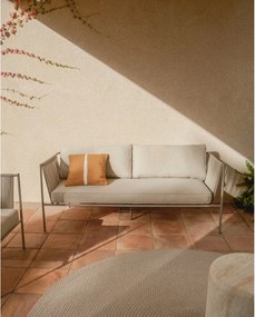 Béžová čalouněná zahradní pohovka Zivia – Kave Home