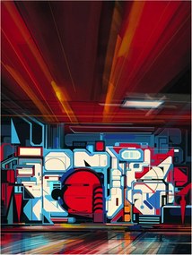 Jozef Spodniak | Panika71 Panika71 | Futurum Sancturum Rám: Bílý, Velikost: 60 x 40 cm