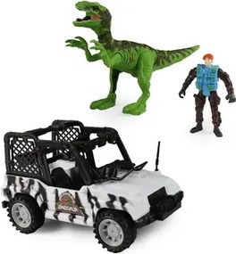 RAPPA Auto jeep dino park s dinosaurem se zvukem a světlem / od 3 let