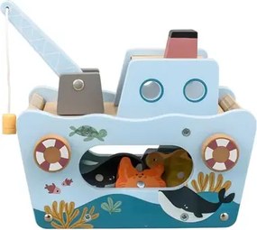 2KIDS TOYS Magnetická hračka Rybářská loď / od 2 let
