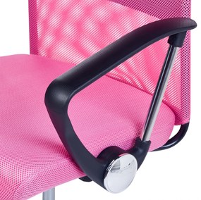 Kancelářská židle růžová DESIGN Beliani