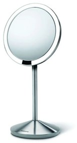 Simplehuman - Kosmetické cestovní zrcátko s LED osvětlením, nerez ST3004