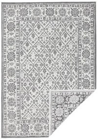 NORTHRUGS - Hanse Home koberce Kusový koberec Twin-Wendeteppiche 103116 grau creme – na ven i na doma - 120x170 cm