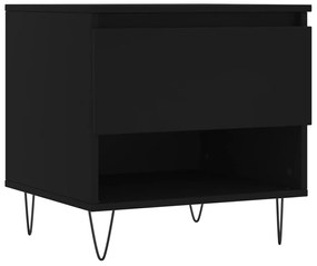 vidaXL Konferenční stolek černý 50 x 46 x 50 cm kompozitní dřevo
