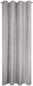 Jednobarevné zatemňovací závěsy v ocelově šedé barvě 140 x 250 cm