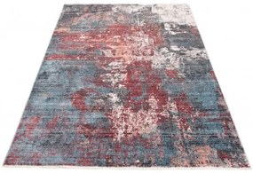 Kusový koberec MYSTIC 2842A Abstraktní modrý růžový Rozměr: 160x240 cm