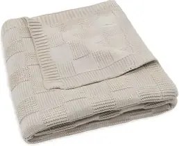 Jollein Deka pletená Box Knit Warm Sand / 75 × 100 cm / TOG 1