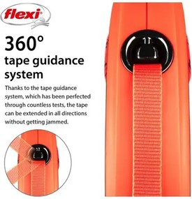 Flexi Xtreme XS pásek 3m oranžové / Vodítko