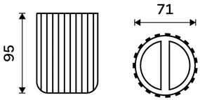 Nimco Držák na kartáčky AKAYA - AK 57