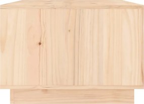 vidaXL Konferenční stolek 80x50x35 cm masivní borové dřevo [814439] Barva: Bílá