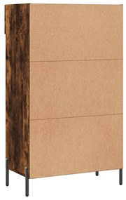 Botník kouřový dub 60 x 35 x 105 cm kompozitní dřevo - Default Title
