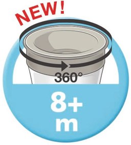 NUK Dětský hrníček Magic s víčkem 360° Modrá