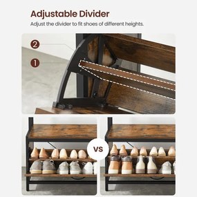 Stojan na kabáty s botníkem HSR405B01