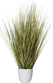 Umělá tráva v květináči JUNCO, plast, výška 80 cm, zelená