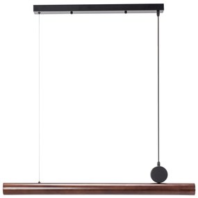 Toolight - LED stropní lampa APP969-1CP, hnědá-černá mřížka, OSW-07002