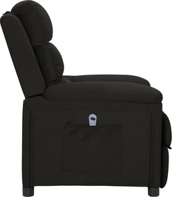 Elektrické polohovací křeslo černé textil 3098965