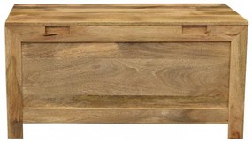 Indický nábytek - Truhlice Hina 90x45x45 z mangového dřeva Mango natural