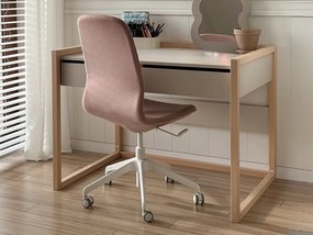 Psací stůl na dřevěných nohách BASIC Zvolte barvu: Bílá