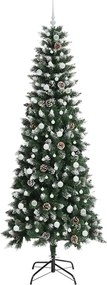 Umělý vánoční stromeček Zelená 240 cm PVC, plast a ocel 3395847