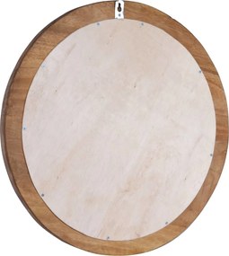 vidaXL Nástěnné zrcadlo 60 cm teak kulaté [288806]