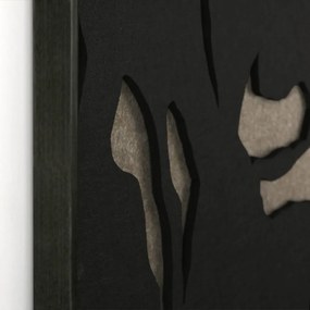 3D obraz s rámem/akustický 90x120 cm Silent Shadows 1 – Malerifabrikken