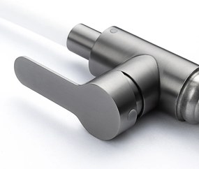 Velazo Dřezová baterie s flexibilním raménkem - VE-8105BW, bílá/grafit