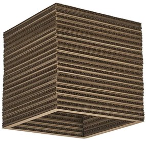 Ledvance - Stropní svítidlo DECOR CARDBOARD 1xE27/15W/230V 25x25 cm