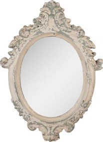 Béžovo-šedé antik nástěnné zrcadlo Chranité - 46*3*64 cm