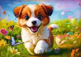 TREFL Puzzle Veselý pejsek / 500 dílků / 48 x 34 cm