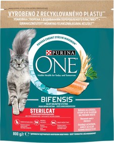 Purina One Granule pro kočky Sterilcat Bifensis losos 800 g