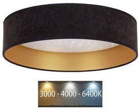 Brilagi Brilagi - LED Stropní svítidlo VELVET STAR LED/24W/230V pr. 40 cm  černá/zlatá BG0312