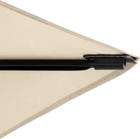 Doppler myZone zahradní slunečník 190 x 125 cm světle šedá