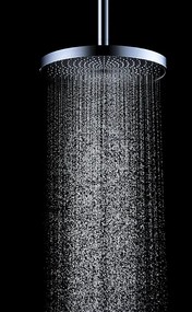 kielle Oudee Hlavová sprcha 260, 1 proud, sprchové rameno 350 mm, chrom/černá ki_20102SE0