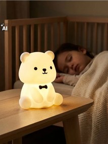 Sinsay - Dětská noční LED lampička ve tvaru medvídka - bílá